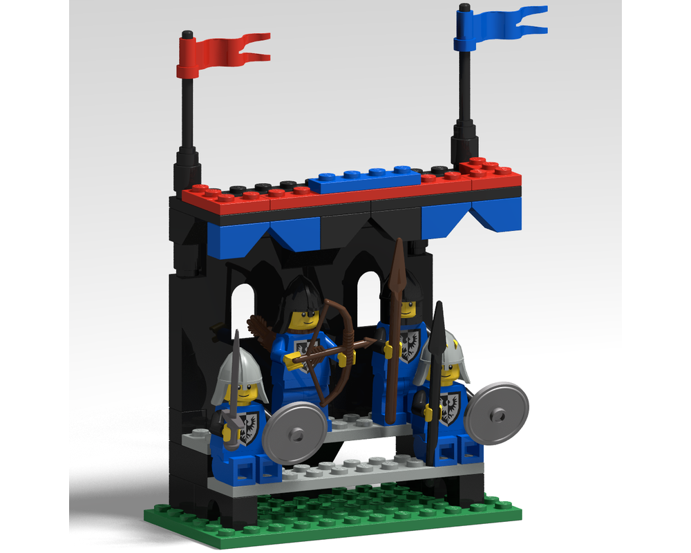 LEGO Set 200-2-c29 Grandstand (1985 Castle) | Rebrickable - Build with LEGO