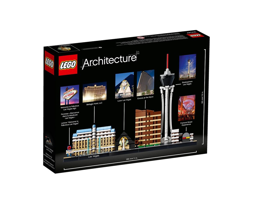 LEGO Set 21047-1 Las Vegas (2018 Architecture > Skylines) | Rebrickable ...