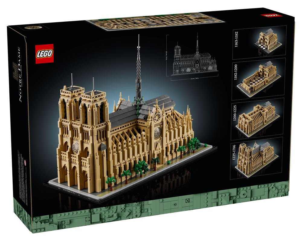 Lego Set 21061 1 Notre Dame De Paris 2024 Architecture Rebrickable