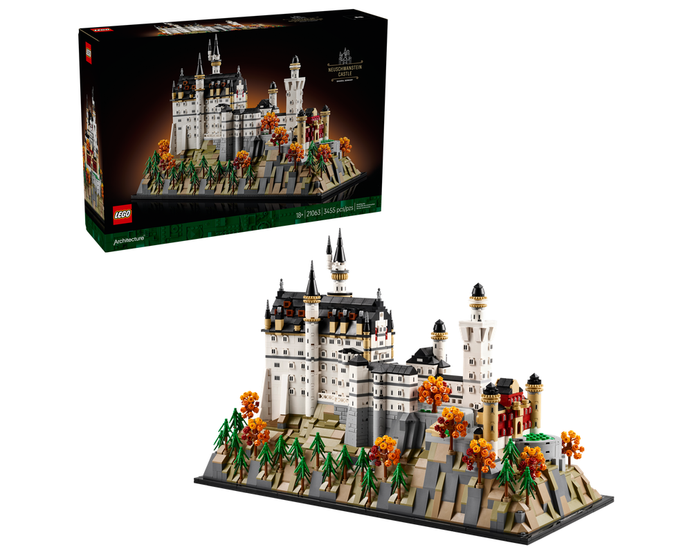 LEGO Set 21063-1 Neuschwanstein Castle (2025 Architecture ...