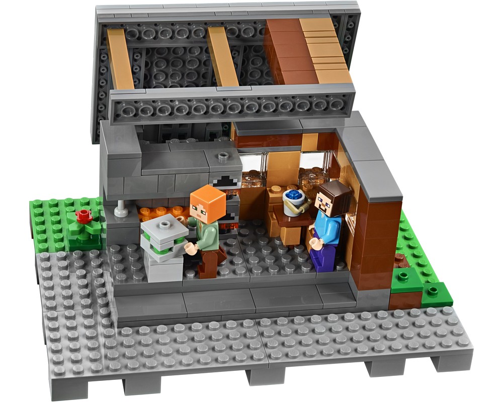 LEGO Set 21128-1-s1 Forge Building (2016 Minecraft) | Rebrickable ...