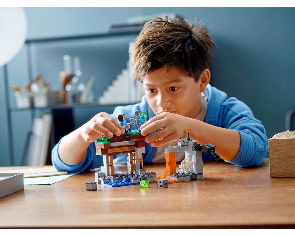 LEGO Set 21166-1 The "Abandoned" Mine (2020 Minecraft) | Rebrickable ...