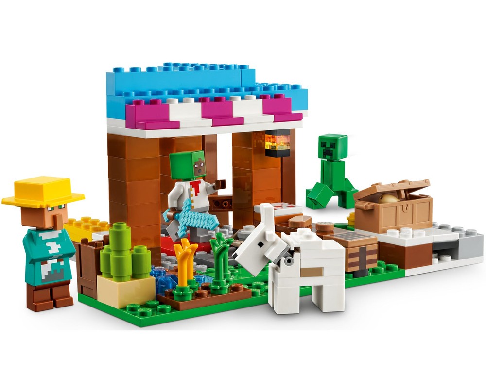 LEGO Set 21184-1 The Bakery (2022 Minecraft) | Rebrickable - Build with ...