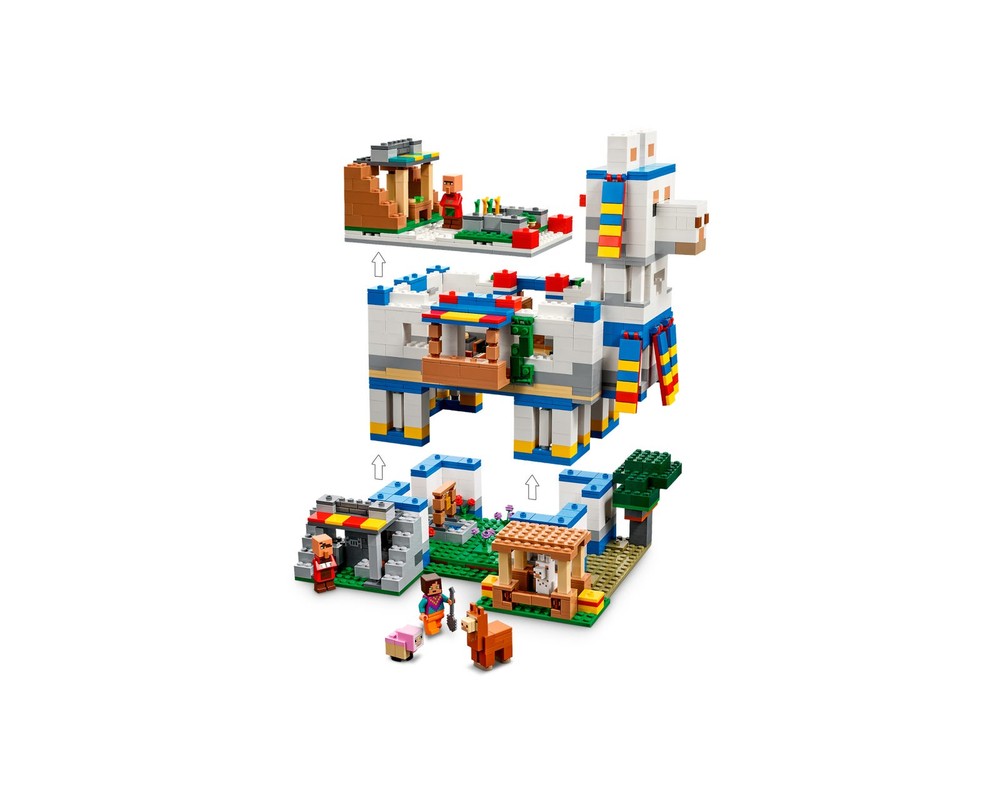 LEGO Set 21188-1 The Llama Village (2022 Minecraft) | Rebrickable ...