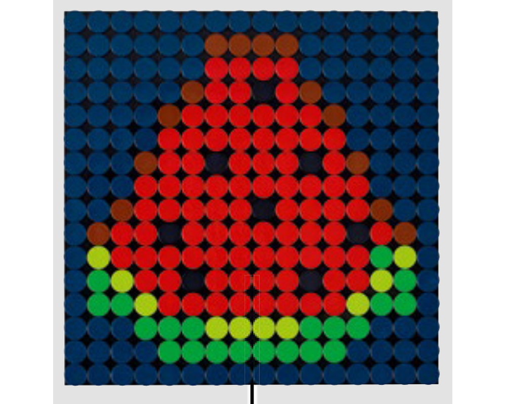 LEGO Set 21226-1-s25 Mosaic: Watermelon (2021 LEGO Art) | Rebrickable ...
