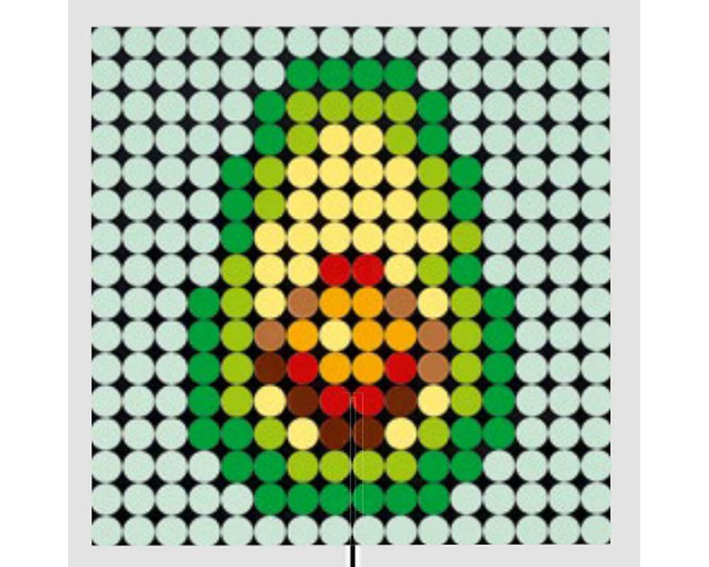 LEGO Set 21226-1-s5 Mosaic: Avocado (2021 LEGO Art) | Rebrickable ...