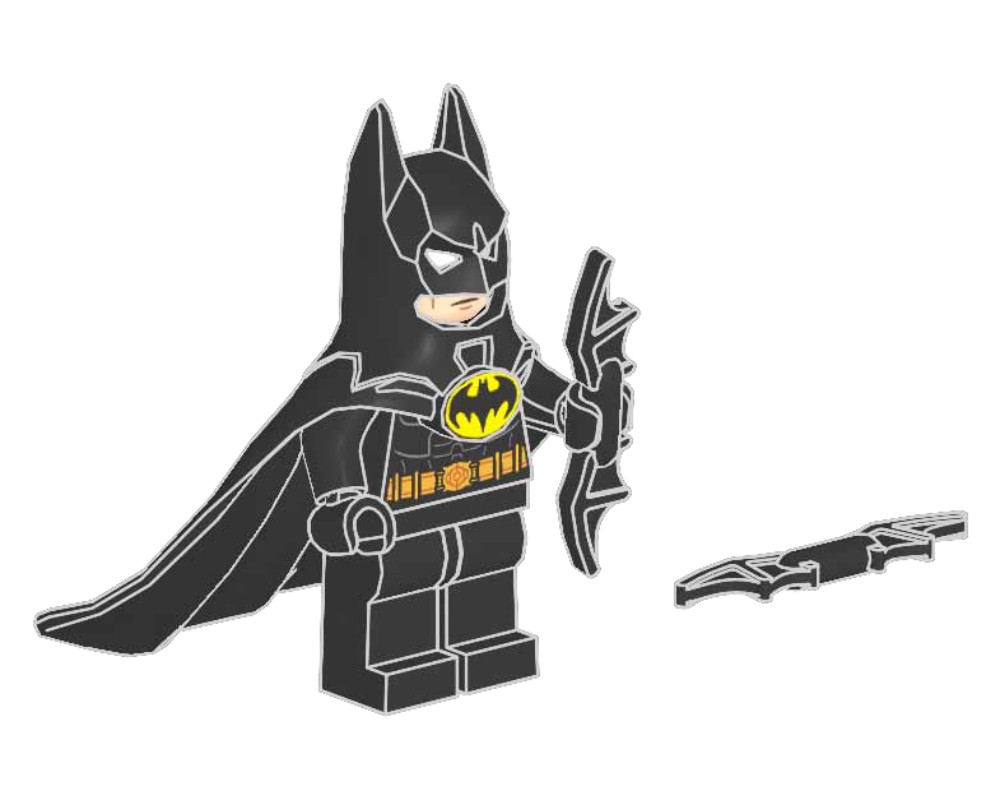 LEGO Set 212330-1 Batman (2023 Super Heroes DC > Batman) | Rebrickable ...
