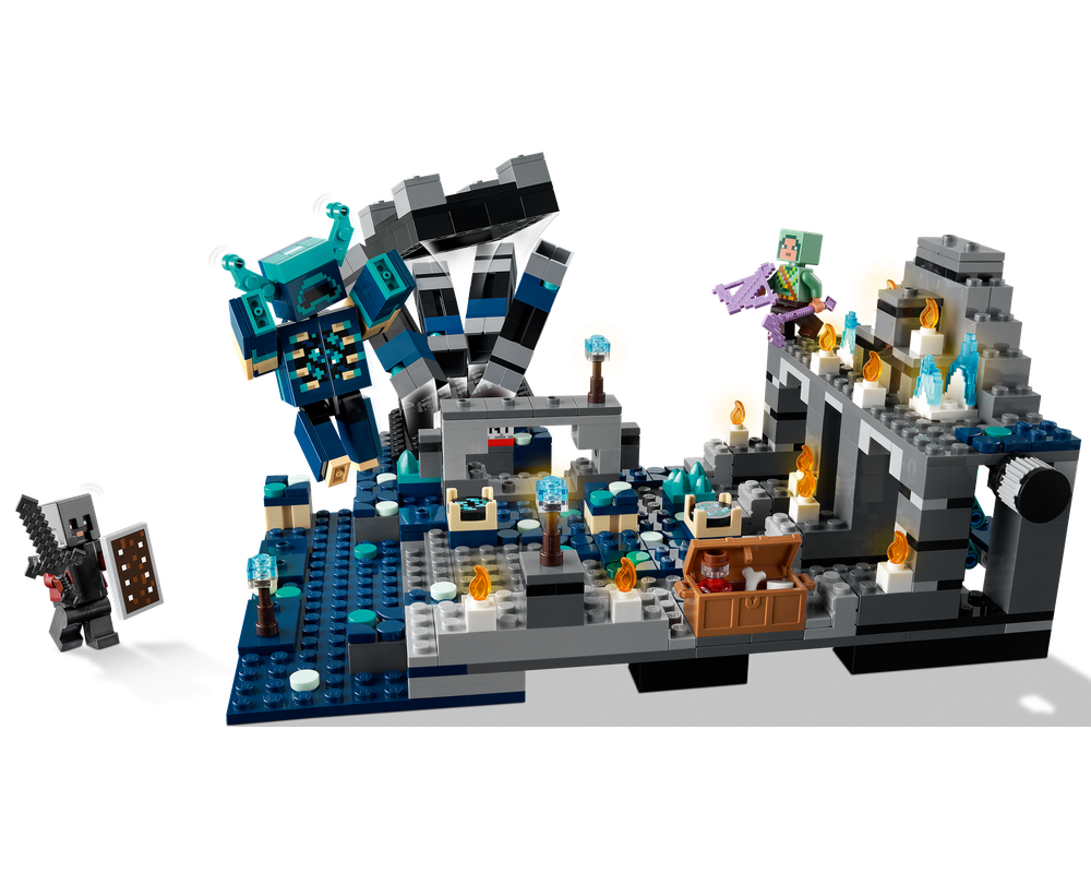 LEGO Set 21246-1 The Deep Dark Battle (2023 Minecraft) | Rebrickable ...