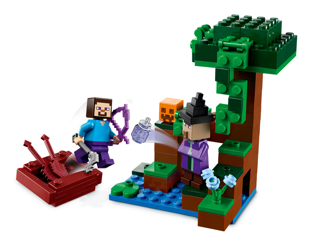 LEGO Set 21248-1 The Pumpkin Farm (2023 Minecraft) | Rebrickable ...