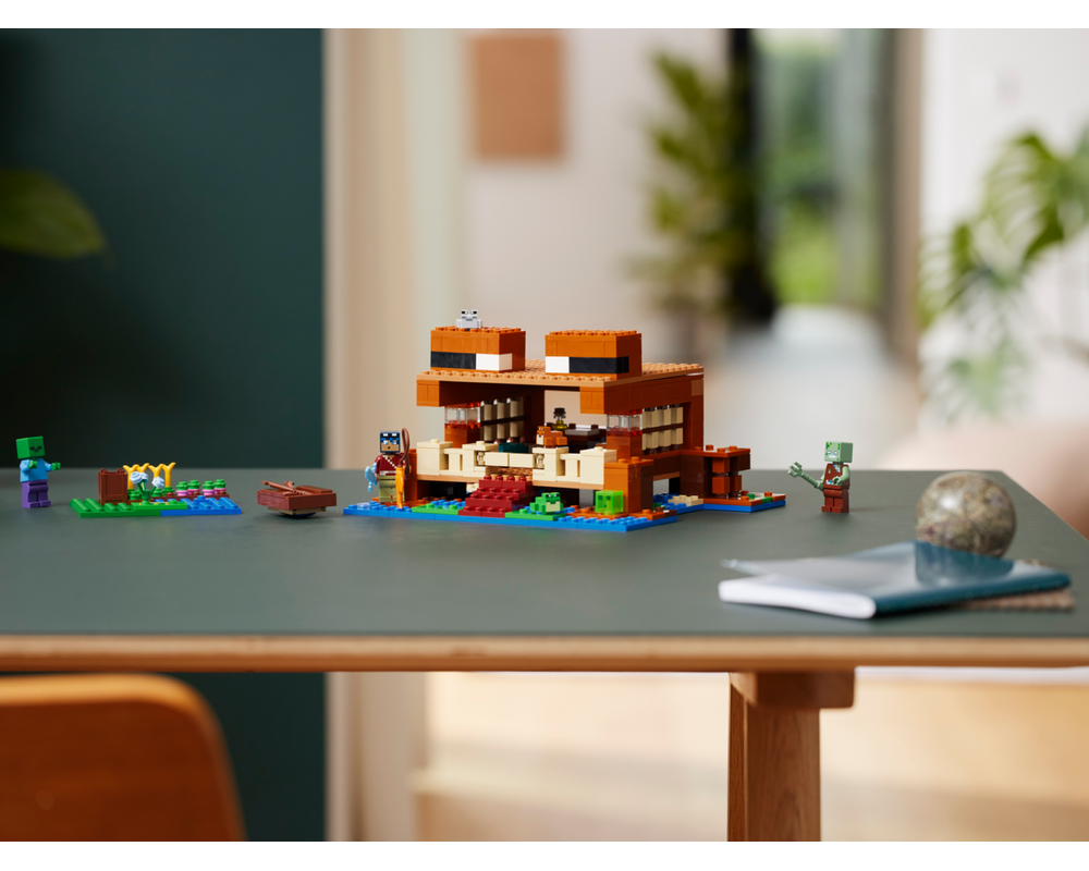 LEGO Set 21256-1 The Frog House (2024 Minecraft) | Rebrickable - Build ...