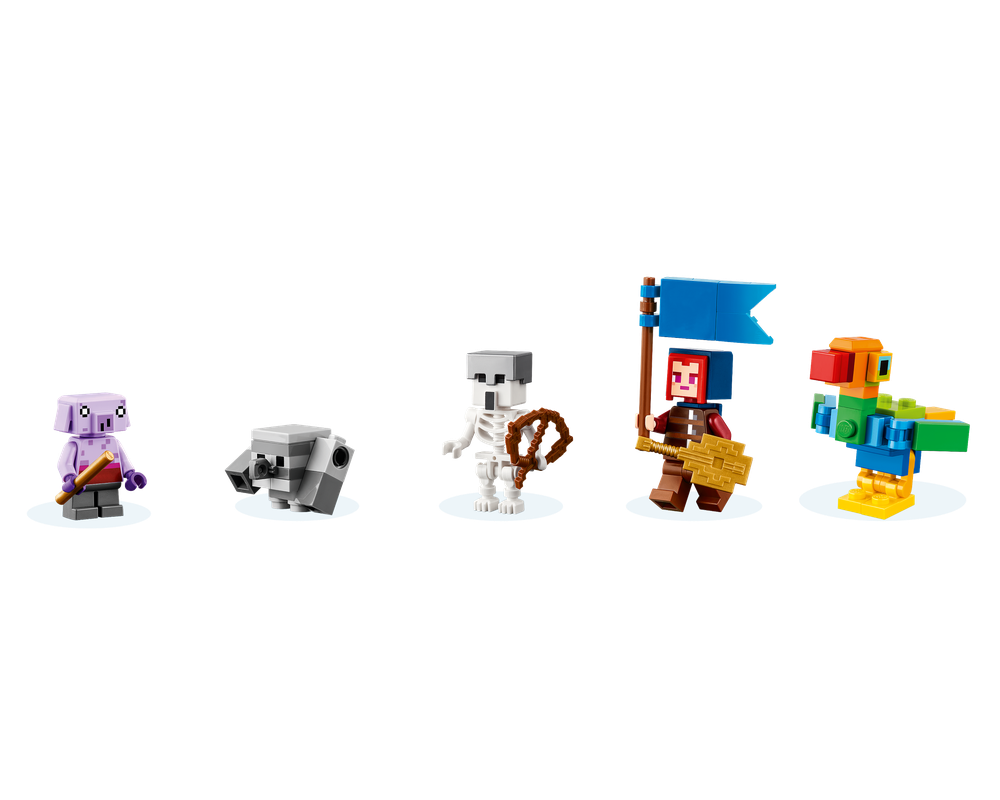 LEGO Set 21257-1 The Devourer Showdown (2024 Minecraft) | Rebrickable - Build with LEGO