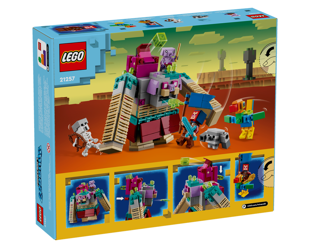 LEGO Set 21257-1 The Devourer Showdown (2024 Minecraft) | Rebrickable ...