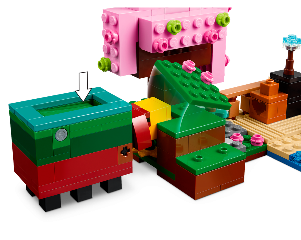 LEGO Set 21260-1 The Cherry Blossom Garden (2024 Minecraft ...
