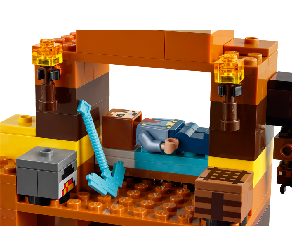 LEGO Set 21263-1 The Badlands Mineshaft (2024 Minecraft) | Rebrickable ...