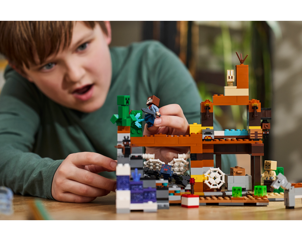 LEGO Set 21263-1 The Badlands Mineshaft (2024 Minecraft) | Rebrickable ...