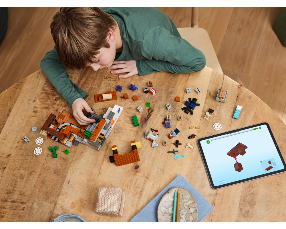 LEGO Set 21263-1 The Badlands Mineshaft (2024 Minecraft) | Rebrickable ...