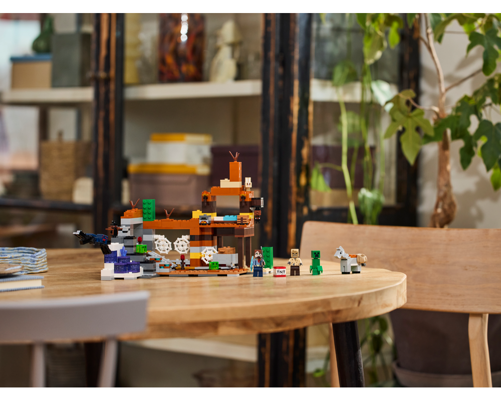 LEGO Set 21263-1 The Badlands Mineshaft (2024 Minecraft) | Rebrickable ...