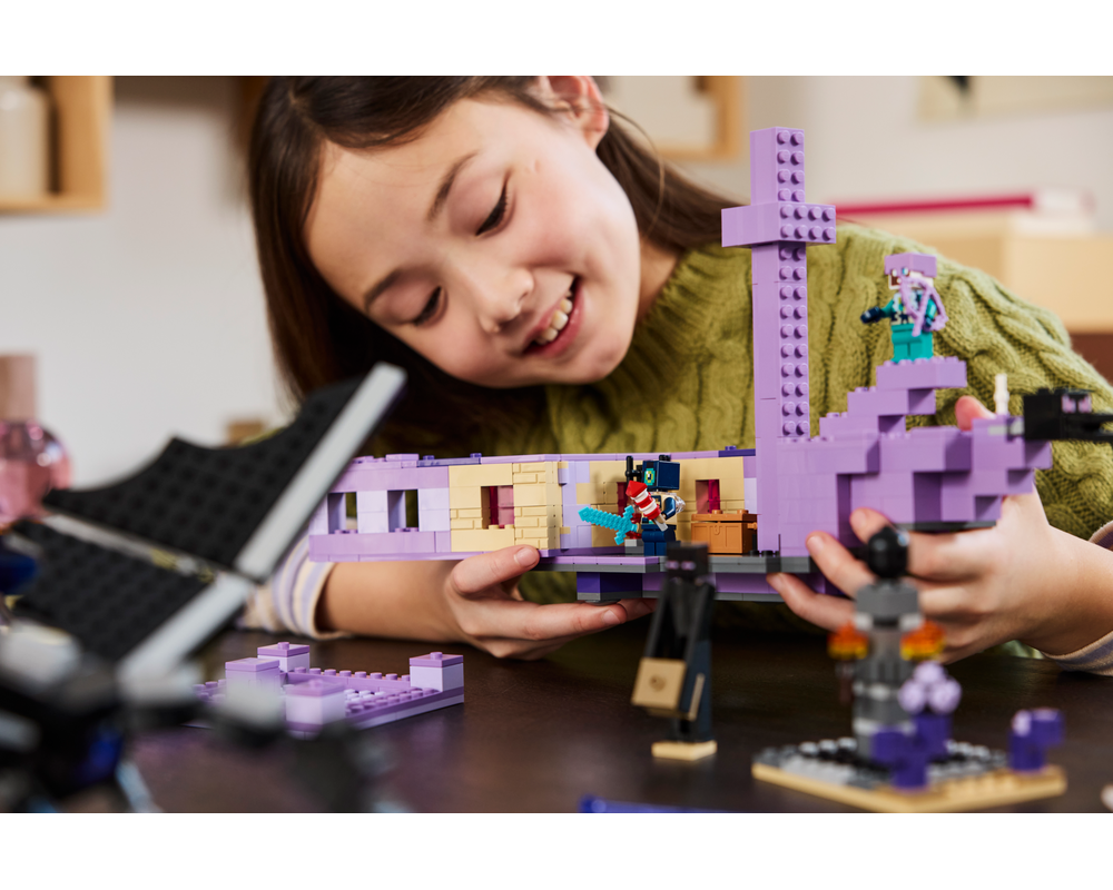 LEGO Set 21264-1 The Ender Dragon and End Ship (2024 Minecraft ...