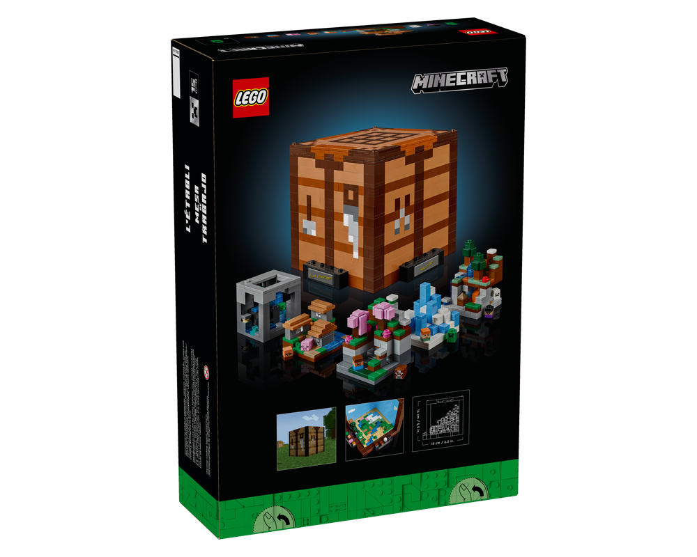LEGO Set 21265-1 The Crafting Table (2024 Minecraft) | Rebrickable ...
