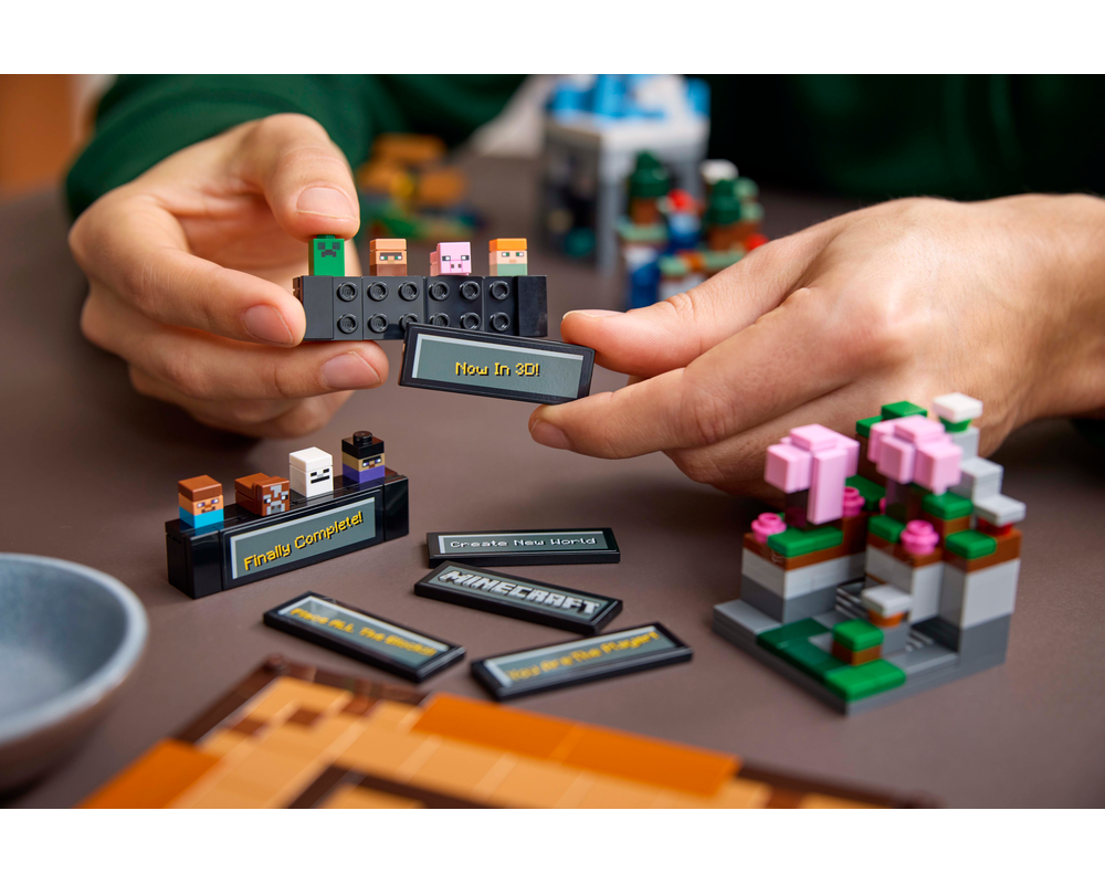 LEGO Set 21265-1 The Crafting Table (2024 Minecraft) | Rebrickable ...