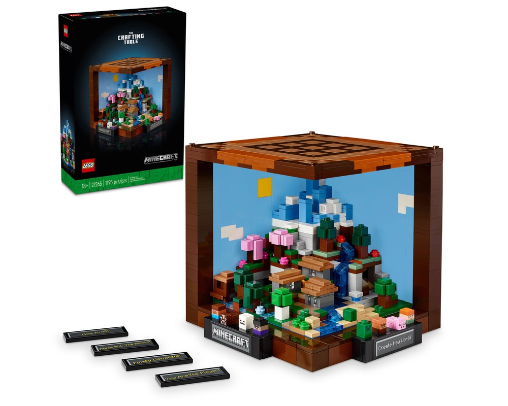 LEGO Set 21265-1 The Crafting Table (2024 Minecraft) | Rebrickable ...