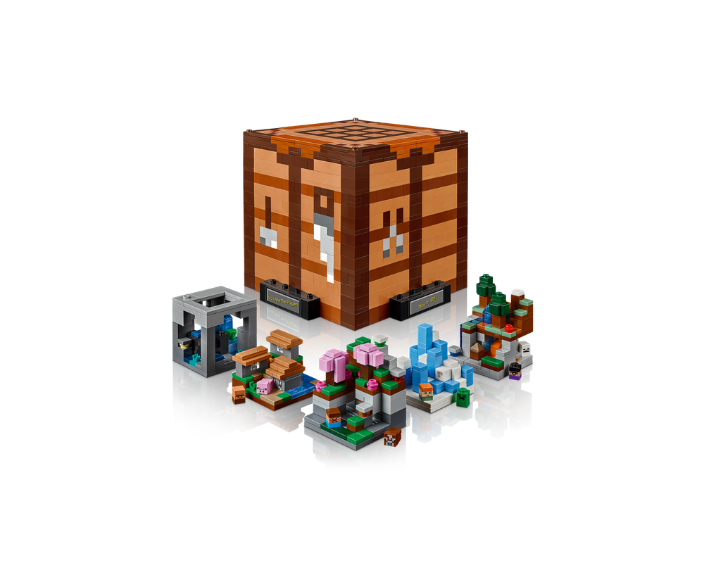 LEGO Set 21265-1 The Crafting Table (2024 Minecraft) | Rebrickable ...