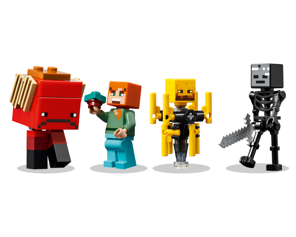 LEGO Set 21266-1 The Nether Lava Battle (2025 Minecraft) | Rebrickable ...