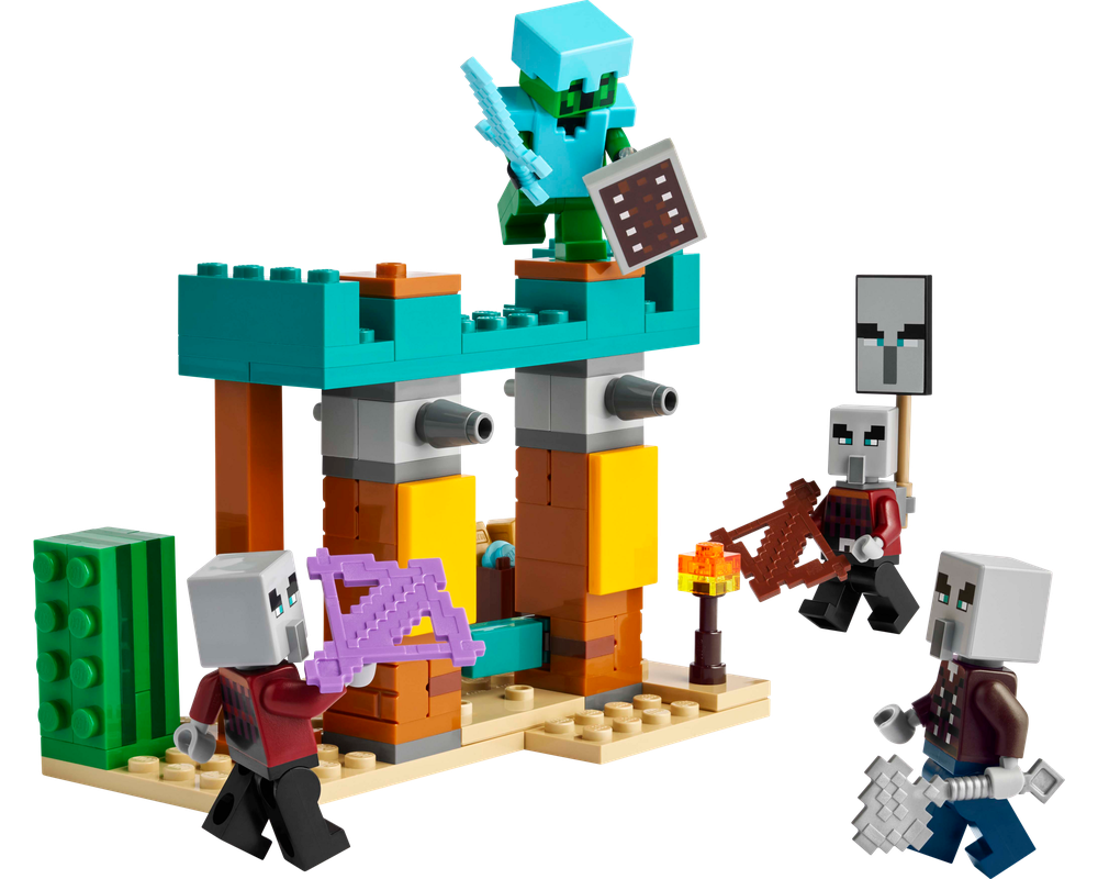 LEGO Set 21267-1 The Illager Desert Patrol (2025 Minecraft ...
