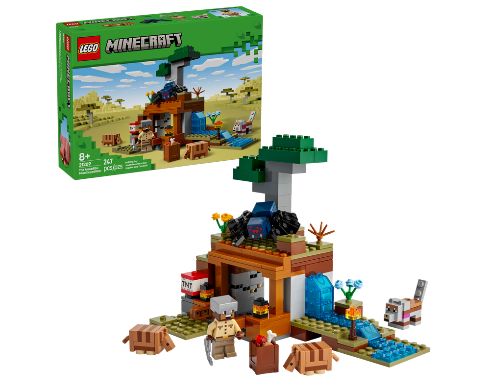 LEGO Set 21269-1 The Armadillo Mine Expedition (2025 Minecraft ...