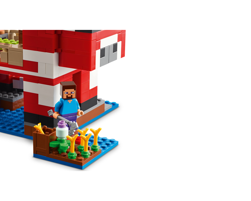 LEGO Set 21270-1 The Mooshroom House (2025 Minecraft) | Rebrickable ...