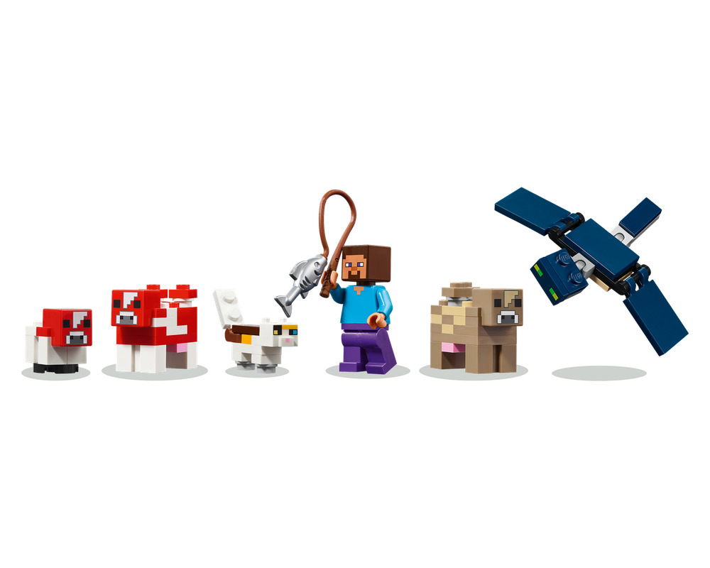 LEGO Set 21270-1 The Mooshroom House (2025 Minecraft) | Rebrickable ...