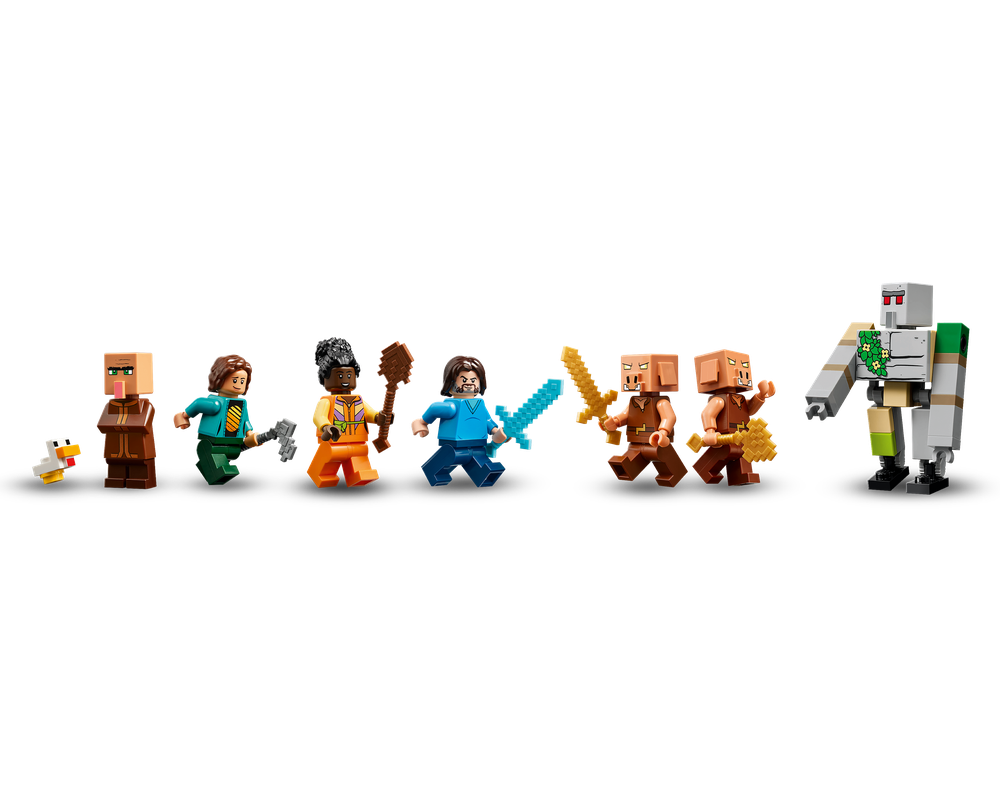 LEGO Set 21273-1 The Ghast Balloon Village Attack (2025 Minecraft ...