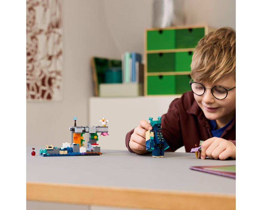 LEGO Set 21274-1 The Warden Encounter (2025 Minecraft) | Rebrickable ...