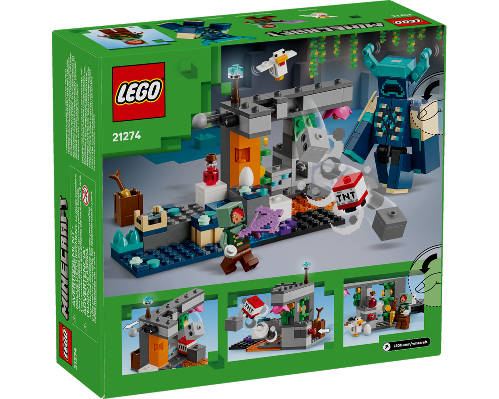 LEGO Set 21274-1 The Warden Encounter (2025 Minecraft) | Rebrickable ...