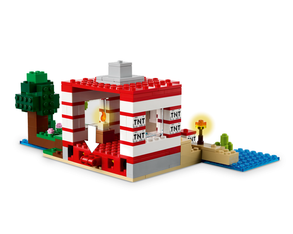 LEGO Set 21275-1 The TNT Jungle House (2025 Minecraft) | Rebrickable ...