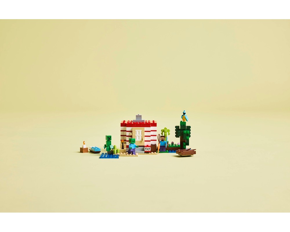 LEGO Set 21275-1 The TNT Jungle House (2025 Minecraft) | Rebrickable ...
