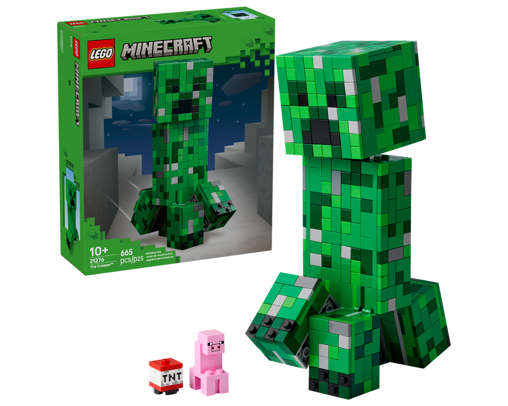 LEGO Set 21276-1 The Creeper (2025 Minecraft) | Rebrickable - Build ...