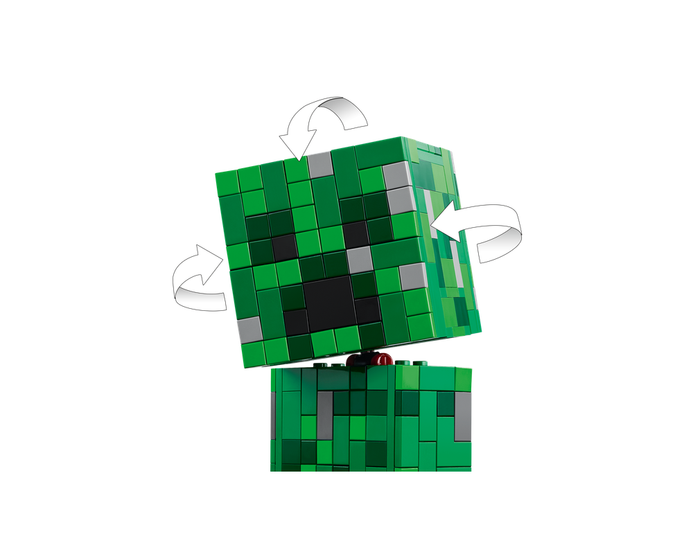 LEGO Set 21276-1 The Creeper (2025 Minecraft) | Rebrickable - Build with LEGO