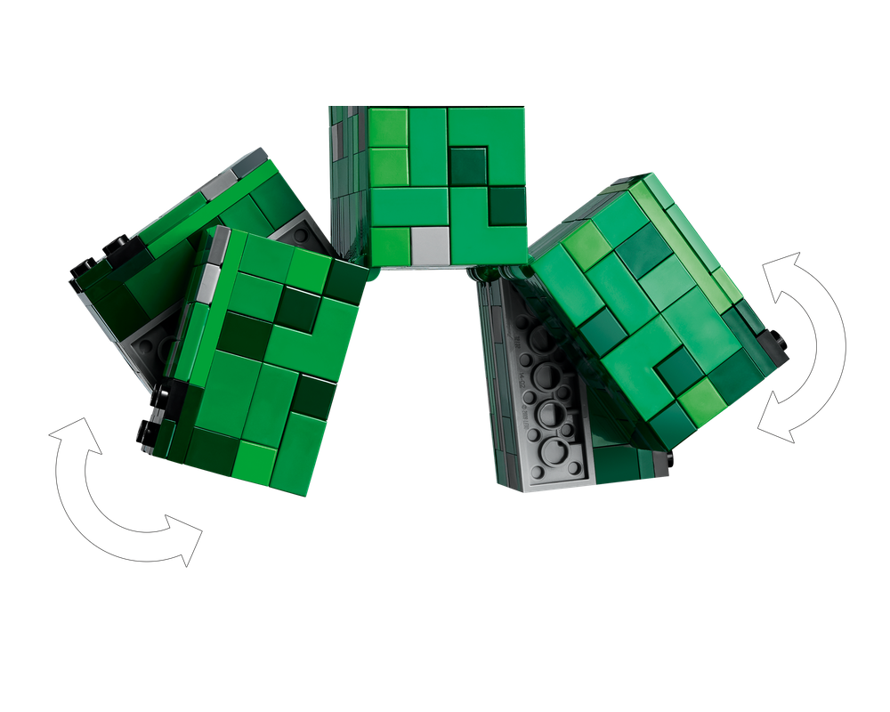 LEGO Set 21276-1 The Creeper (2025 Minecraft) | Rebrickable - Build with LEGO