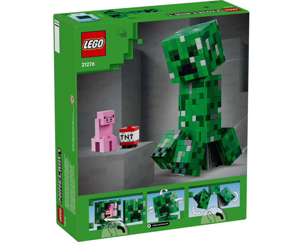 LEGO Set 21276-1 The Creeper (2025 Minecraft) | Rebrickable - Build ...