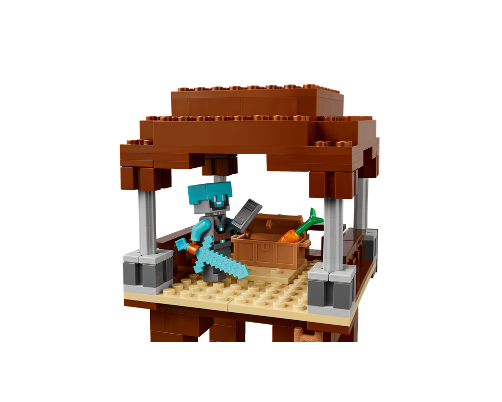 LEGO Set 21278-1 The Pillager Outpost and Ravager (2025 Minecraft ...