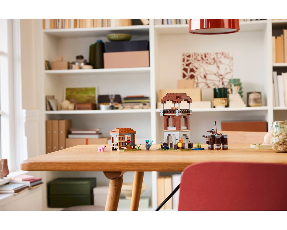 LEGO Set 21278-1 The Pillager Outpost and Ravager (2025 Minecraft ...