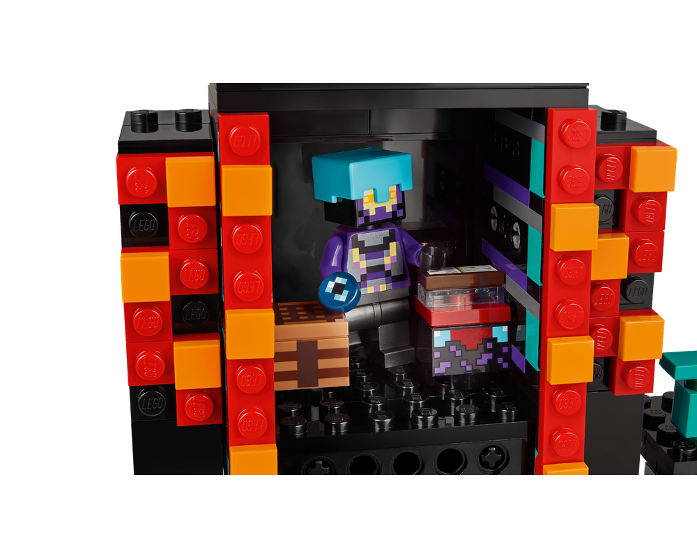LEGO Set 21279-1 The Enderman Tower (2025 Minecraft) | Rebrickable ...