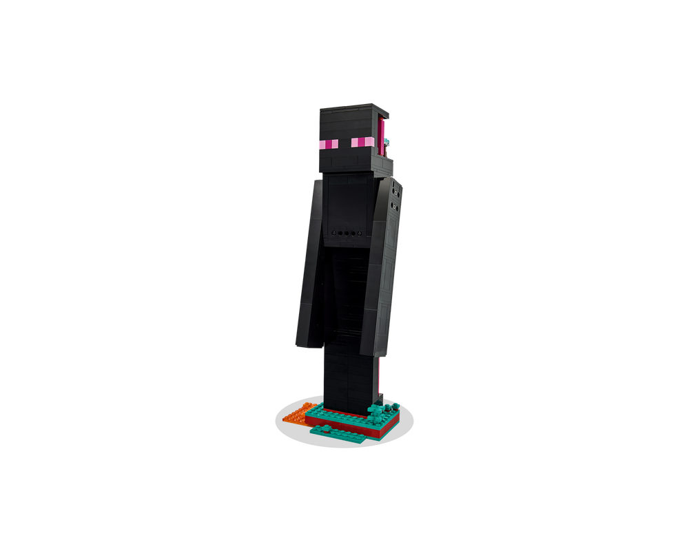 LEGO Set 21279-1 The Enderman Tower (2025 Minecraft) | Rebrickable ...