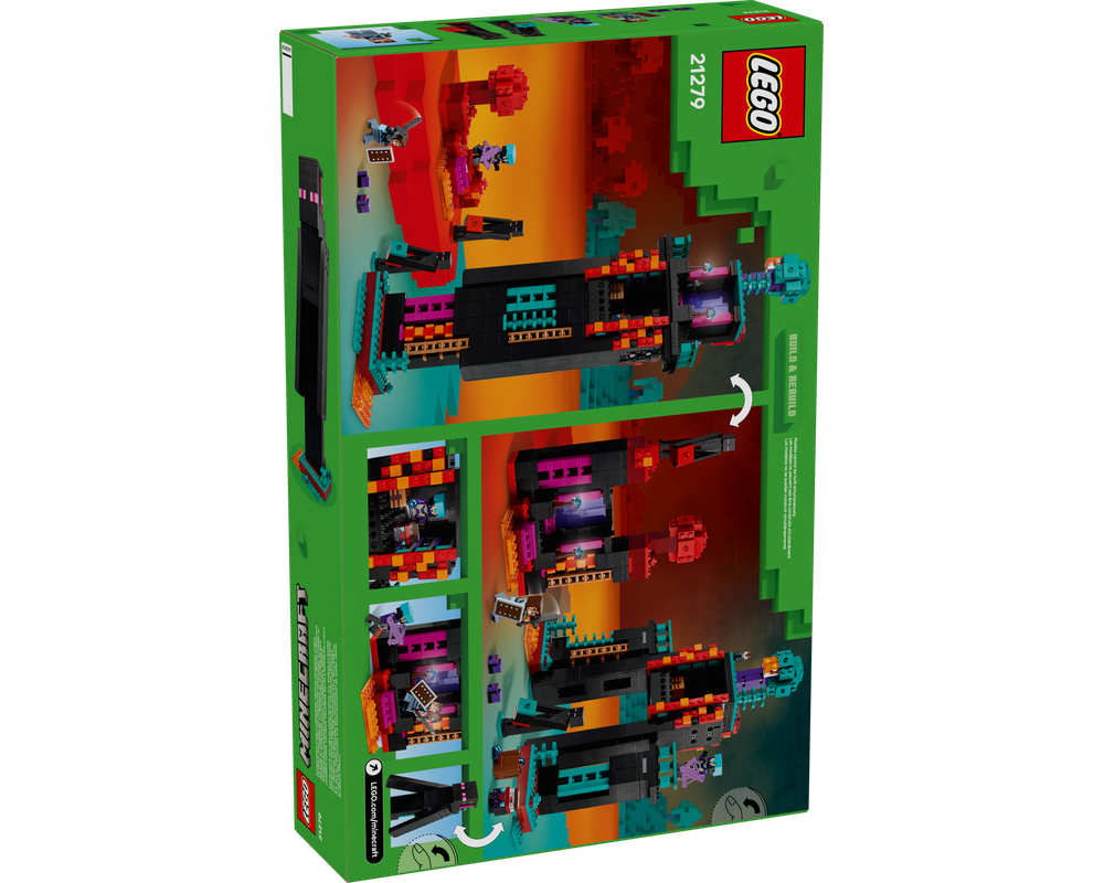 LEGO Set 21279-1 The Enderman Tower (2025 Minecraft) | Rebrickable ...