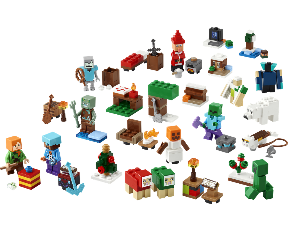 LEGO Set 21280-1 Minecraft Advent Calendar 2025 (2025 Seasonal > Advent ...