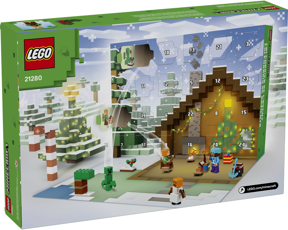 LEGO Set 21280-1 Minecraft Advent Calendar 2025 (2025 Seasonal > Advent ...
