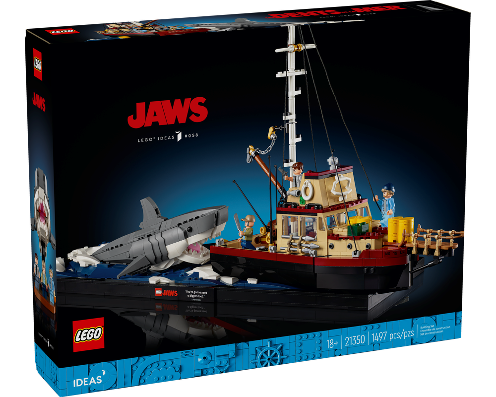 LEGO Set 21350-1 Jaws (2024 LEGO Ideas and CUUSOO) | Rebrickable ...