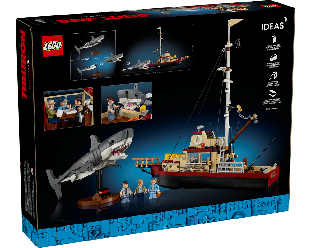 LEGO Set 21350-1 Jaws (2024 LEGO Ideas and CUUSOO) | Rebrickable ...