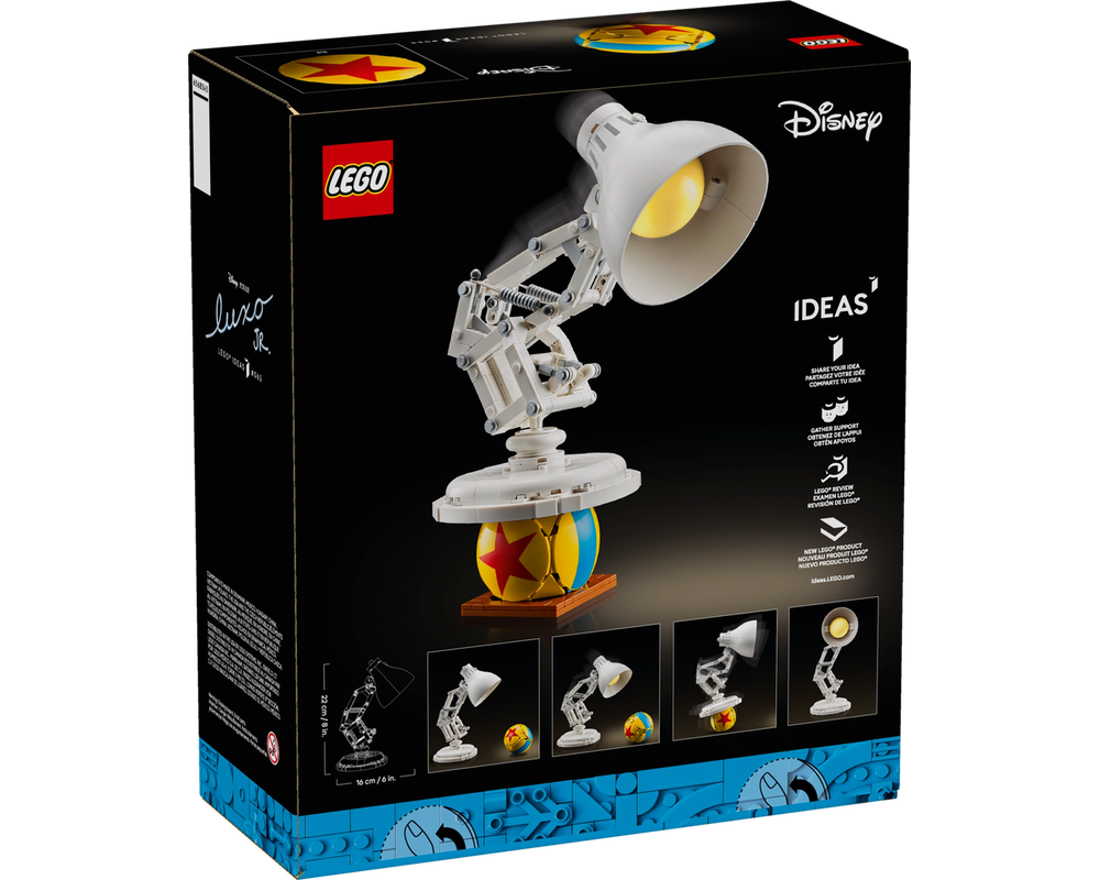 LEGO Set 21357-1 Disney Pixar Luxo Jr. (2025 LEGO Ideas and CUUSOO ...
